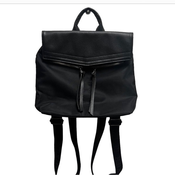 Botkier | Bags | Botkier Solid Black Leather Backpack | Poshmark